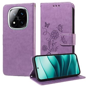 Flip Étui Pour Xiaomi Redmi Note 14 Pro Plus 5G Fleur Cuir Fentes à ...