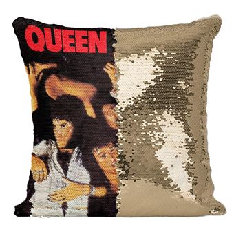 Fabulous Coussin avec Housse Sequin - Paillettes Doré Queen Freddie ...
