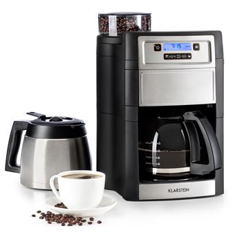 Klarstein Aromatica II Duo Machine à café avec broyeur intégré 1,25L ...