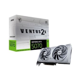 MSI Carte graphique interne GeForce RTX 5070 12G VENTUS 2X OC WHITE ...