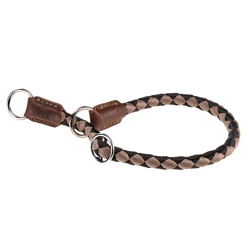 Ferplast Collier Semi-étrangleur pour Chiens TWIST CS12/50, en Nylon Tressé, Réglable et ...