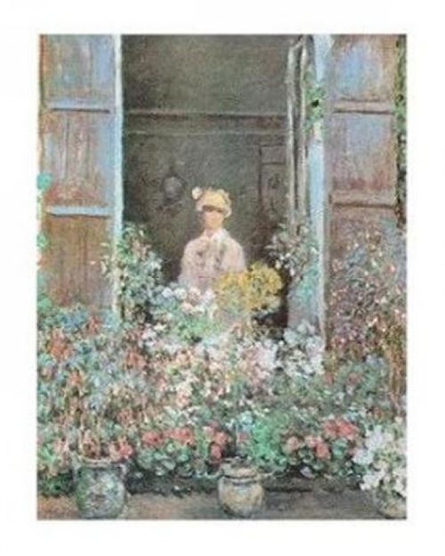 Claude Monet Poster Reproduction - Camille Monet À La Fenêtre ...