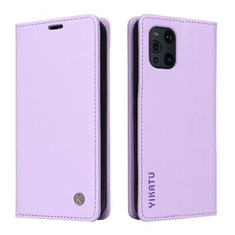 Flip Étui Pour OPPO Find X3/X3 Pro Faux cuir et TPU entièrement mat ...