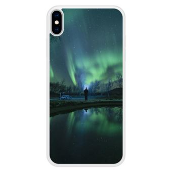 Coque renforcée rigide - Compatible iPhone XS Max - design aurores ...