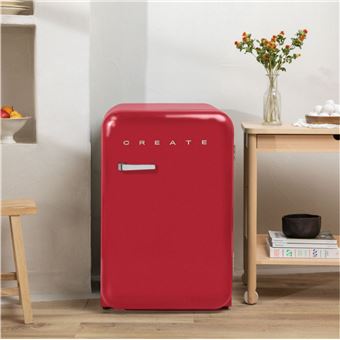 RETRO FRIDGE 83.5 ROUGE - Réfrigérateur - Réfrigérateur 1 porte - Achat ...