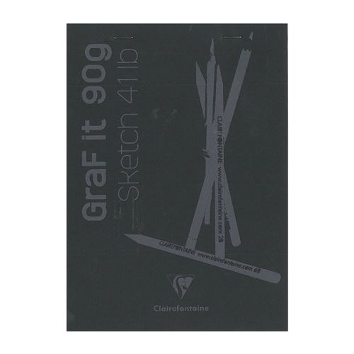 Bloc à dessin et croquis Graf'it Uni 90 g - A5 - 160 pages - Papier ...