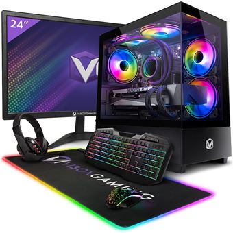 Vibox III-216 PC Gamer Complet • 24 Écran • Intel Core i7 9700KF 4,9 ...