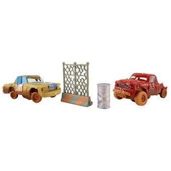 Disney Pixar Cars 3 Crazy 8 Crashers Jimbo T-Bone Vehicle 2-Pack ...