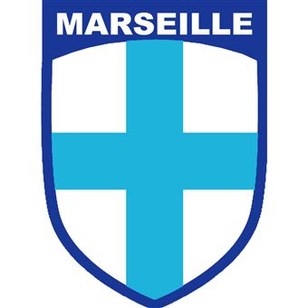 Marseille blason - 5x3.6cm - Sticker/autocollant - Autocollant et ...