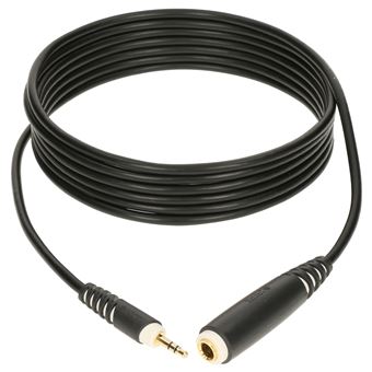 Klotz Rallonge Jack femelle TRS / mini-Jack mâle TRS, 6m Accessoires ...