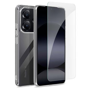 Pack Protection pour Redmi Note 14 5G Coque Souple et Verre Trempé ...