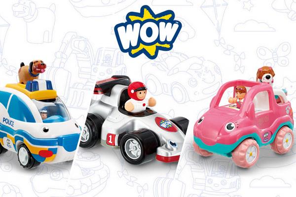 Les véhicules WOW Toys transportent votre imagination