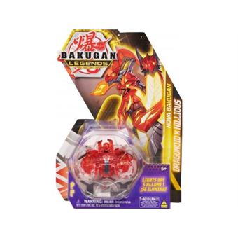 Coffret bakugan - pack legends dragonoid x nillious : boule rouge ...
