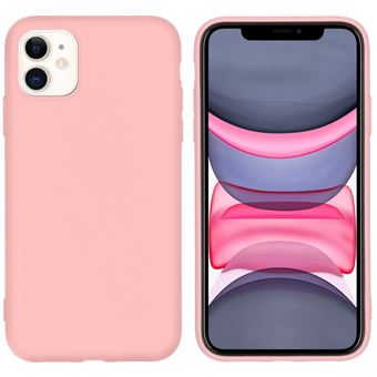 Coque Silicone Couleur Rose Pour iPhone 11 Little Boutik® - Coque et ...