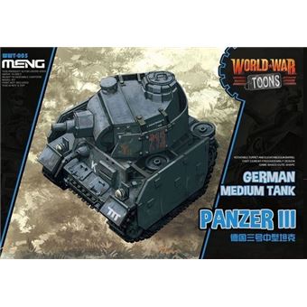 German Medium Tank Panzer Iii(cartoon - Meng-model - Maquette - Achat ...