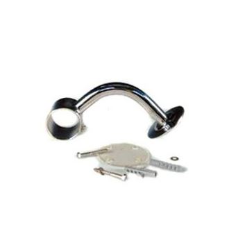 Support coudé avec platine pour main courante - piscines béton et liner ...