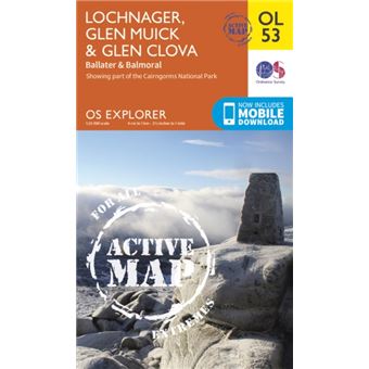 Os Explorer Active Ol53 Lochnagar, Glen Muick & Glen Clova (Os Explorer ...