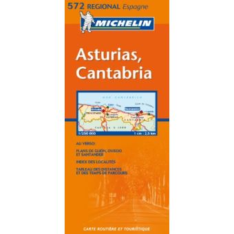 Michelin Map Spain Northwest: Asturias, Cantabria 572 (KAARTEN/CARTES ...