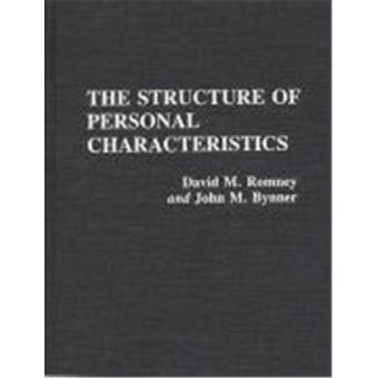 The Structure of Personal Characteristics - relié - Achat Livre | fnac