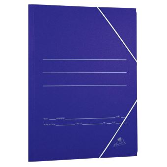 Classeur carton bleu Quart à élastique rabat - Classeur - Achat & prix ...