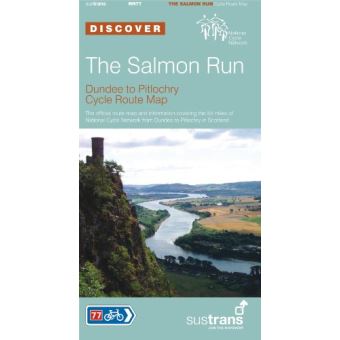 The Salmon Run, Dundee to Pitlochry Sustrans Cycle Route Map: Sustrans ...