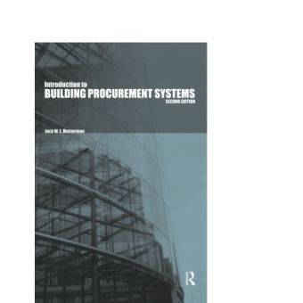 An introduction to building procurement systems