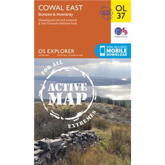 Os Explorer Active Ol37 Cowal East Dunoon & Inveraray (Os Explorer Map ...