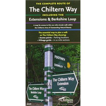 Map of the Complete Chiltern Way - [Version Originale] Inconnu - poche ...