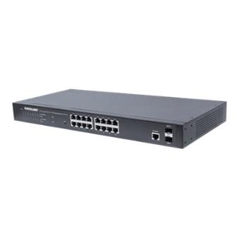 Intellinet 16-Port Gigabit Ethernet PoE+ Web-Managed Switch with 2 SFP ...