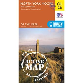 Os Explorer Active Ol26 North York Moors - Western Area (Os Explorer ...