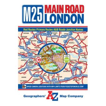 M25 Main Road Map of London (A-Z Road Map) Geographers, A - Z Map ...