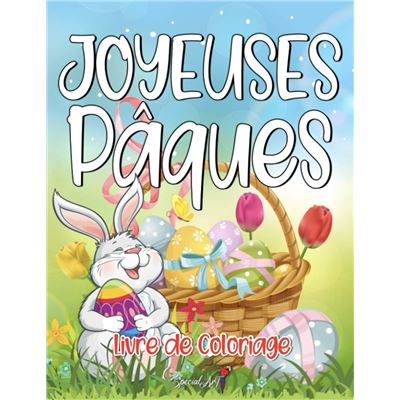 Joyeuses Pâques - Livre de Coloriage pour Adultes - vacances de Pâques ...
