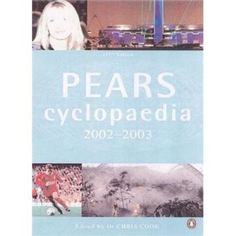 Pears Cyclopaedia 2002-2003 - [Livre en VO] Chris Cook - relié - Chris ...
