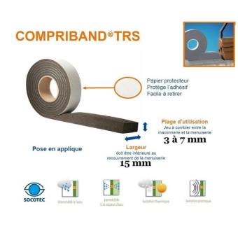 Compriband ®, Joint De Mousse Imprégnée, Boite De 32M, Larg 15 / 3 ...