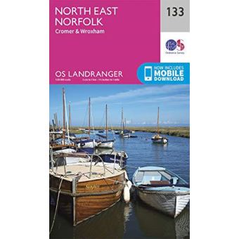 OS Landranger Map 133 North East Norfolk: Cromer & Wroxham - [Version ...