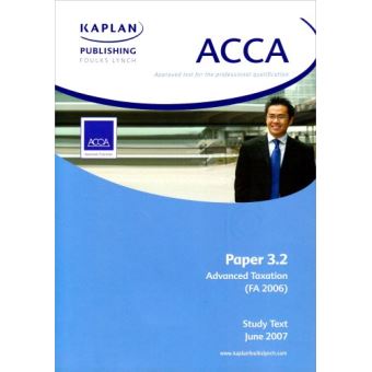 Acca paper 3.2 fa 06 advanced taxat - Compra Livros na Fnac.pt