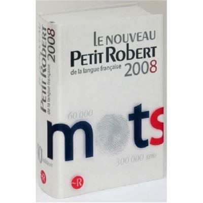 Le Petit Robert: de la langue Français: Dictionnaire De La Langue ...
