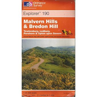 Malvern Hills and Bredon Hill: Tewkwsbury (Explorer Maps) Ordnance ...