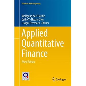 Applied Quantitative Finance - [Livre en VO] Wolfgang Karl Hã¤rdle ...