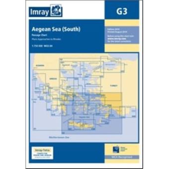 Imray Chart G3: Aegean Sea (South) (Map) Imray, - poche - Imray - Achat ...