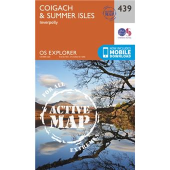 Os Explorer Map Active (439) Coigach And Summer Isles (Os Explorer ...