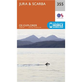Os Explorer Map (355) Jura And Scarba (Map) Ordnance Survey, - poche ...