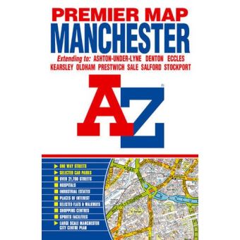 Manchester Premier Map (A-Z Premier Street Maps) Geographers A - Z Map Company - broché ...