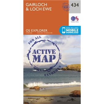 Os Explorer Map Active (434) Gairloch And Loch Ewe (Os Explorer Active ...
