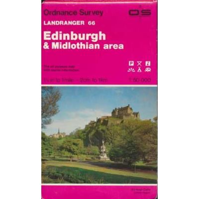 Landranger Maps: Edinburgh and Midlothian Area Sheet 66 (OS Landranger ...
