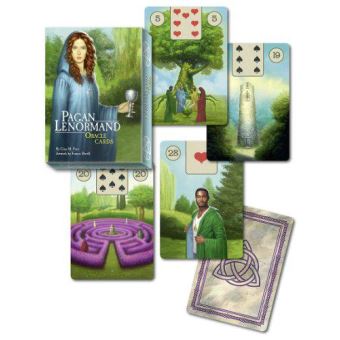Pagan Lenormand Oracle Cards: 36 full colour cards & 128 pp book Boxed ...