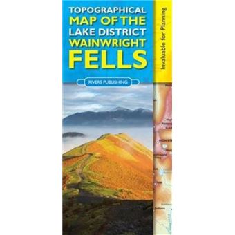 Topographical Map Of The Lake District Wainwright Fells (Map) Peter ...