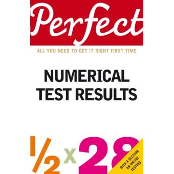 Perfect Numerical Test Results, The Perfect Series - broché - Achat ...