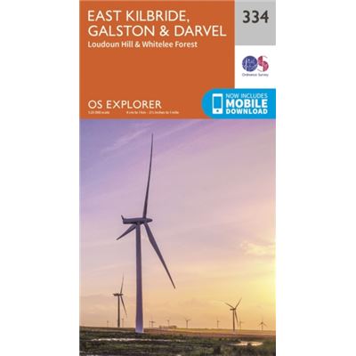 Os Explorer Map (334) East Kilbride, Galston And Darvel (Map) Ordnance ...
