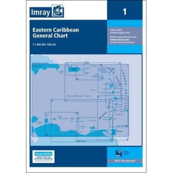 Imray Iolaire Chart 1: Eastern Caribbean General Chart - [Version ...